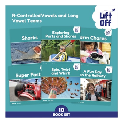 Phonic Books Lift Off Readers R-Controlled Vowels and Long Vowel Teams ...