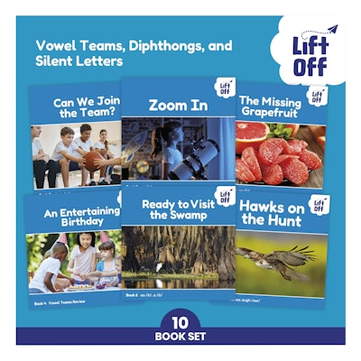 Phonic Books Lift Off Readers Vowel Teams, Diphthongs, and Silent ...