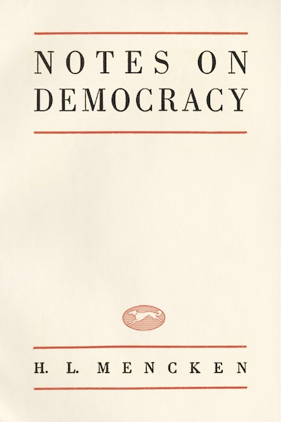 Notes on Democracy - Penguin Books New Zealand