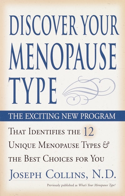 Discover Your Menopause Type by Joseph Collins - Penguin Books Australia
