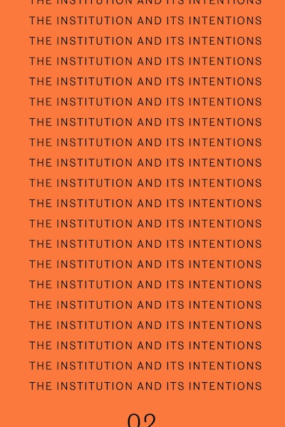 The Institution and its Intentions - Penguin Books Australia
