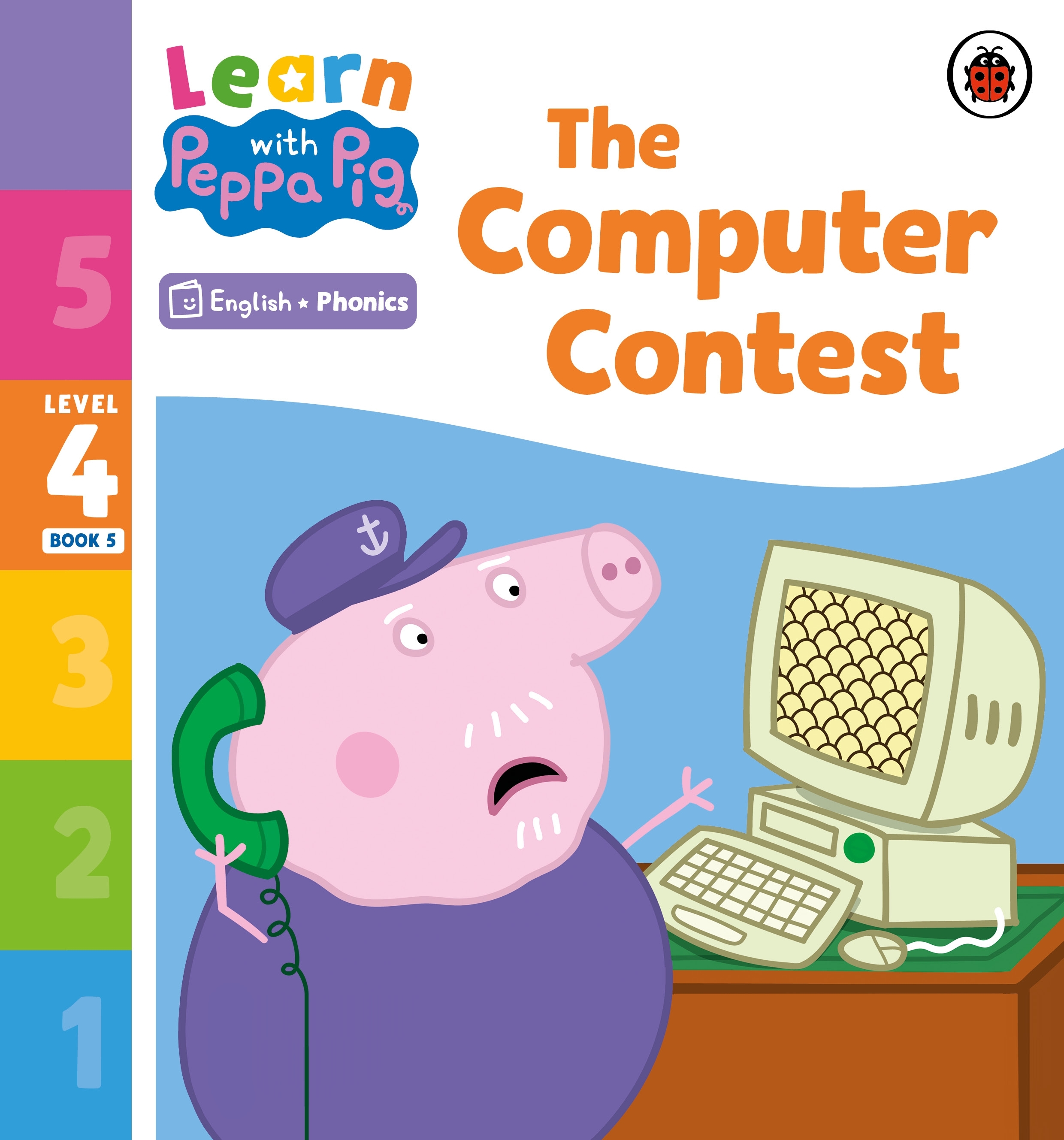Learn with Peppa Phonics Level 4 Book 5 – The Computer Contest (Phonics ...