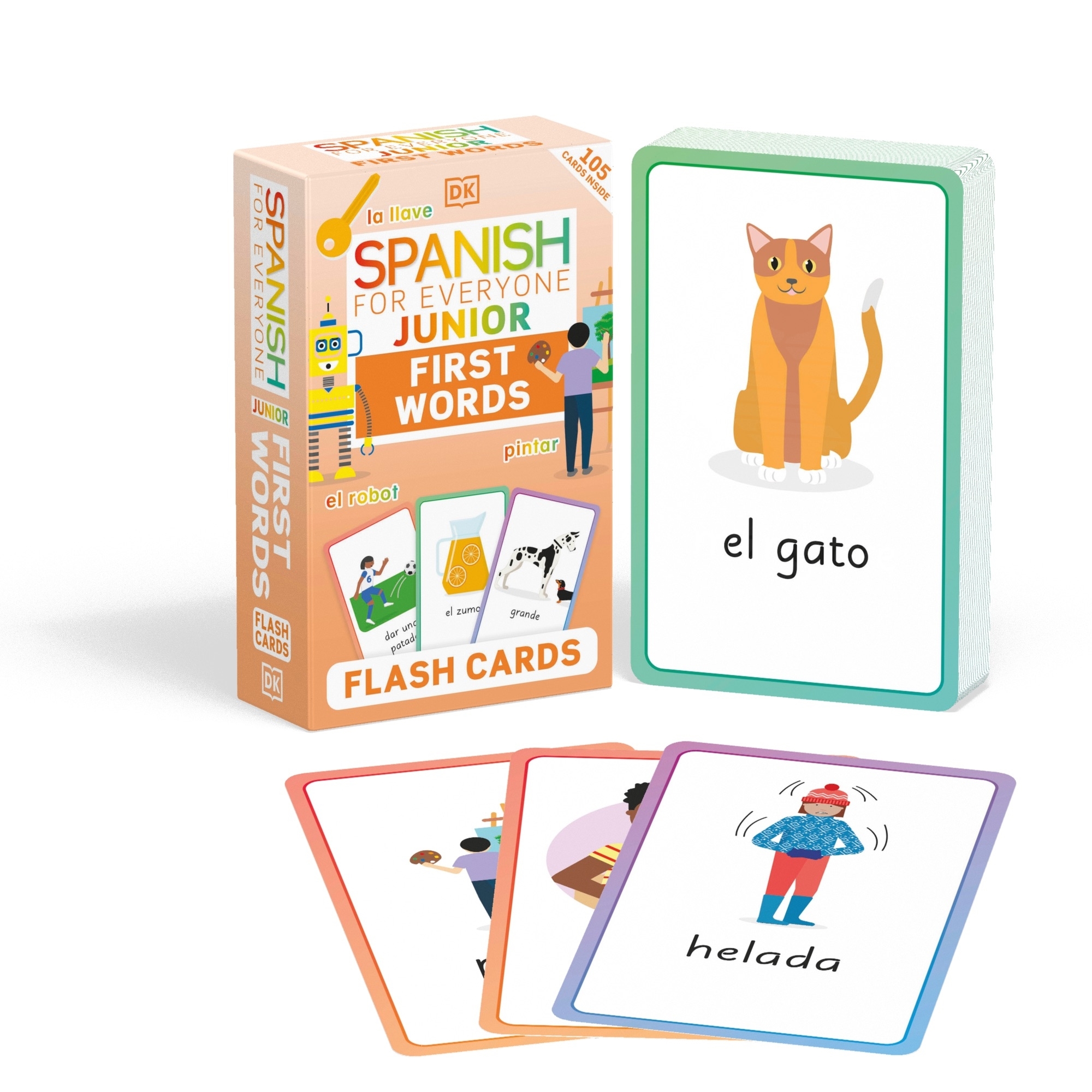 Spanish for Everyone Junior First Words Flash Cards by DK - Penguin ...