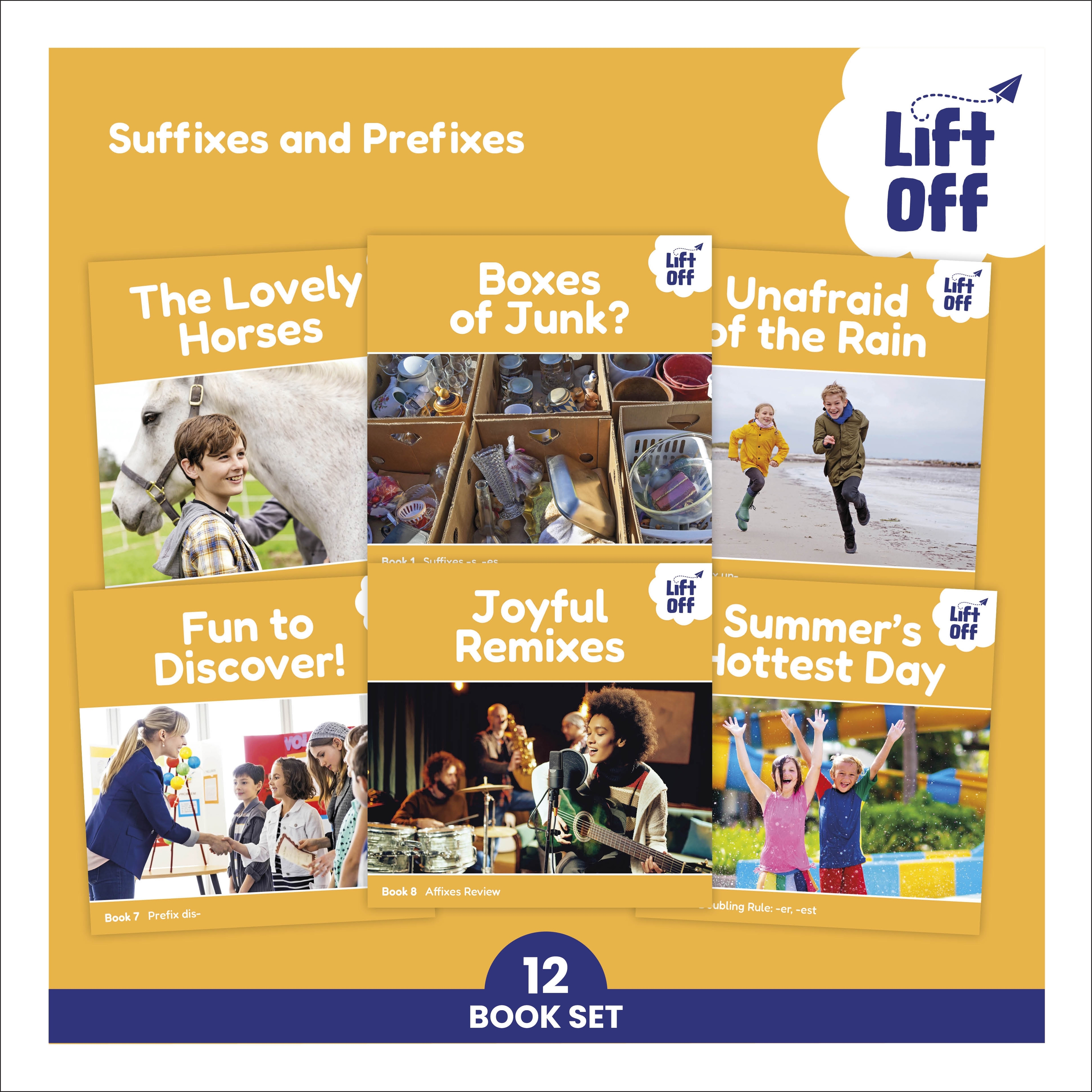 Phonic Books Lift Off Readers Suffixes and Prefixes - Penguin Books ...