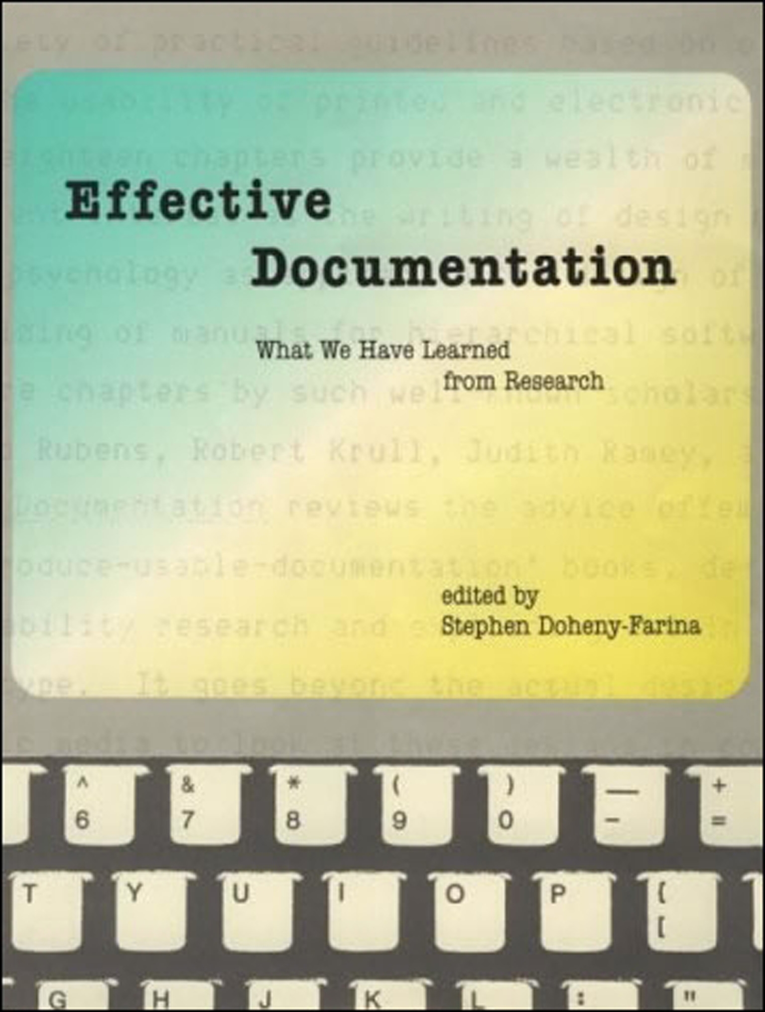 Effective Documentation by Stephen Doheny-Farina - Penguin Books Australia Effective Documentation by Stephen Doheny-Farina - Penguin Books Australia