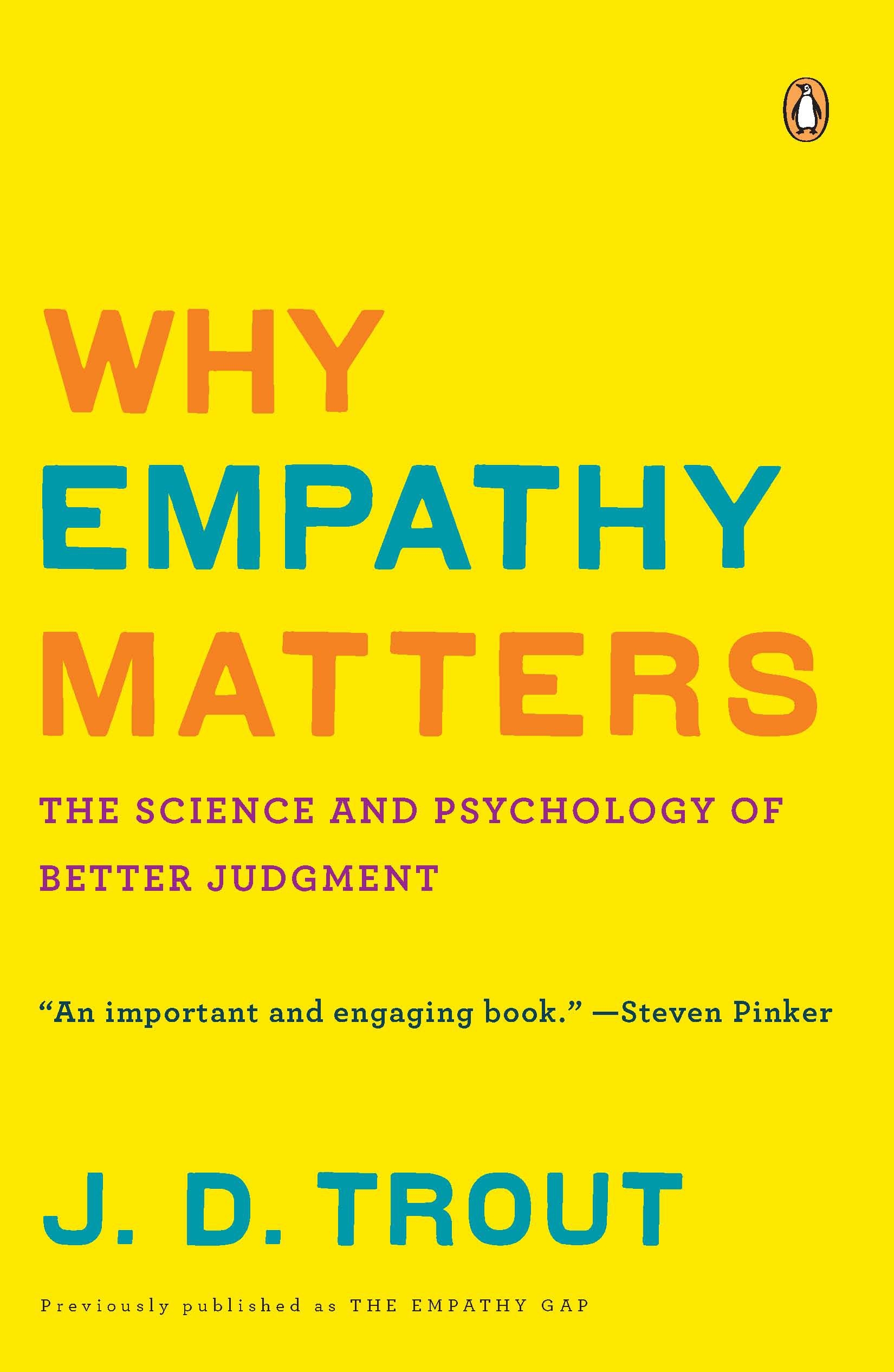 Why Empathy Matters by J. D. Trout - Penguin Books Australia